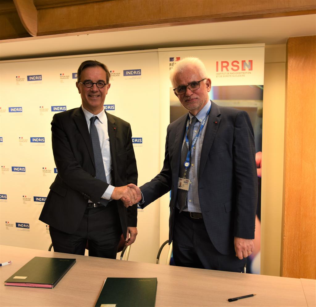 L’Ineris et l’IRSN confortent leur partenariat dans le domaine des ...