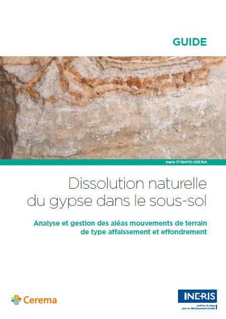 Guide Dissolution naturelle du gypse dans le sous-sol - Analyse et ...